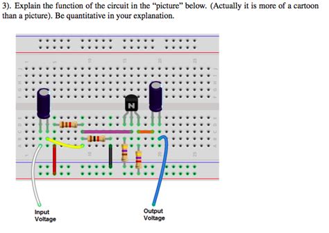 Solved 3 Explain The Function Of The Circuit In The Chegg Com