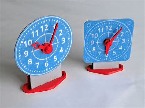 Analog Learning Clock By Bootjevaarder Download Free Stl Model