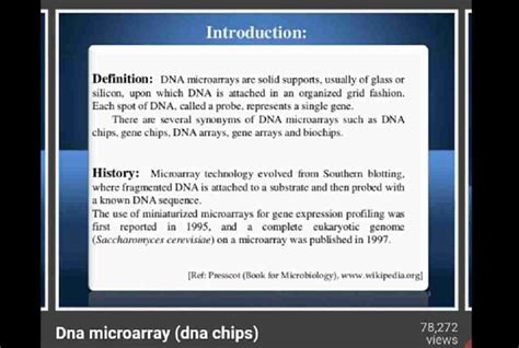 Dna Microarray Bsc Botony Studocu