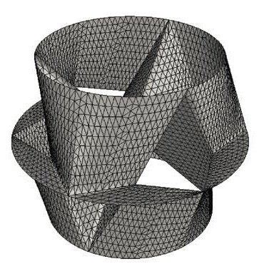 Initial Mesh In Perspective View Download Scientific Diagram