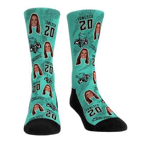 New York Liberty Socks Sabrina Ionescu Wnba Socks Rock Em Socks