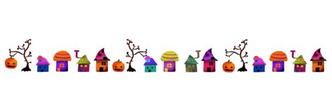 ハロウィンライン 無料イラスト素材｜素材ラボ