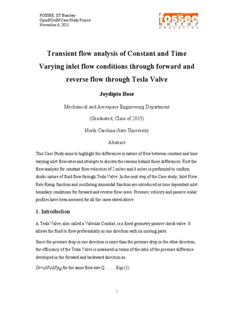 Final Report Pdf Fluid Dynamics Navier Stokes Equations
