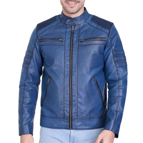 Bulk Quantity Customized Packing Mens Biker Leather Jacket Winter