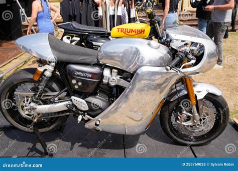 Triumph Thruxton Silver Alloy Aluminum Motorcycle Fairing Grey Of