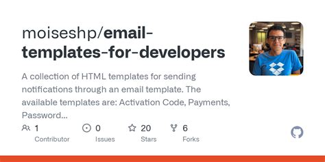Github Moiseshpemail Templates For Developers A Collection Of Html