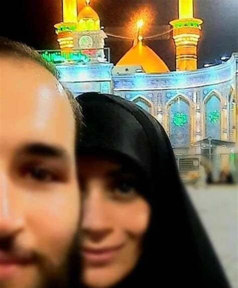 عکس مدلینگ الهام چرخنده و شوهر روحانی اش در کربلا در روز تاسوعا