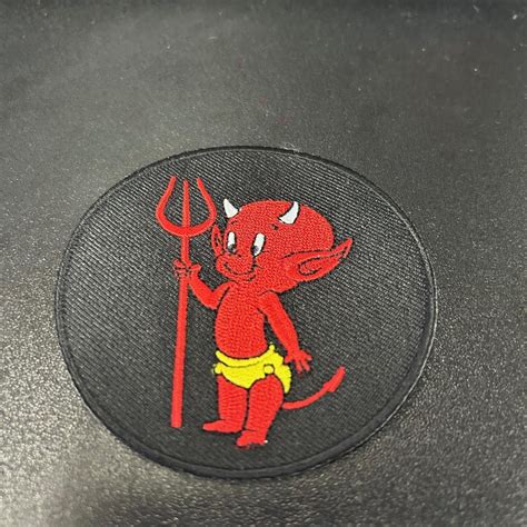 Red Devil Patch Etsy