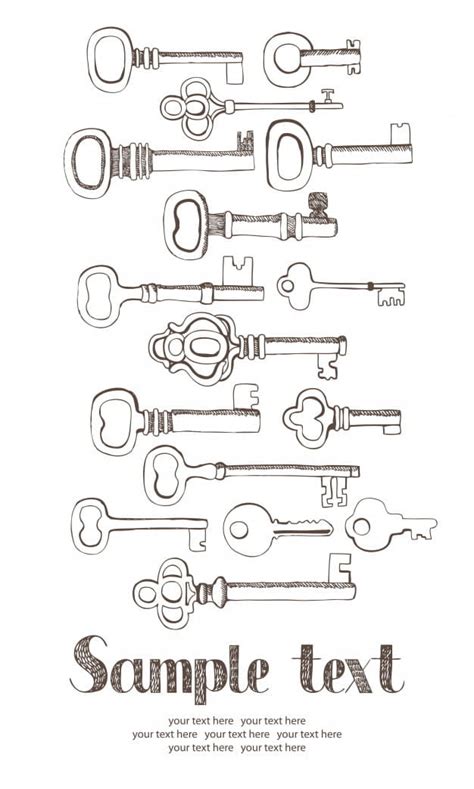 Keys Card Eps Vector Uidownload