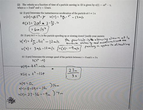 [physics] Are My Calculations Correct In Finding The Speed R Homeworkhelp