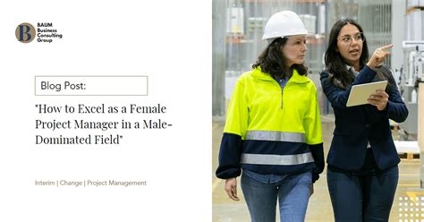 How To Excel As A Female Project Manager In A Male Dominated Field