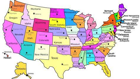 Us Map With States Labeled Printable Printable Us Maps