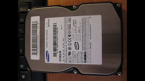 Samsung ide 80gb spinpoint p sp0802n - YouTube