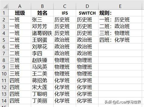 if test 多条件 excel 2016 新条件函数 ifs 和 switch，让多条件 if 设置变简单 csdn博客