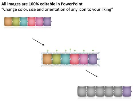 Puzzle Linear Flow Process Stages Template Presentation Sample Of PPT Presentation