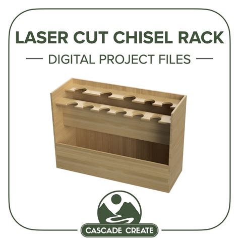 Laser Cut Chisel Rack Digital Download — Cascade Create