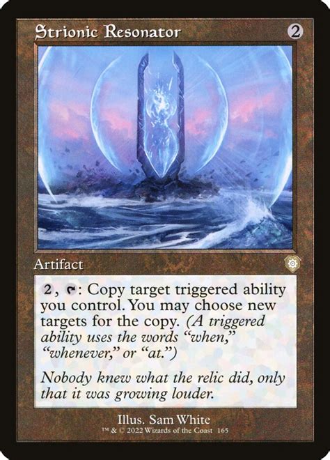 Strionic Resonator · The Brothers War Commander Brc 165 · Scryfall Magic The Gathering Search