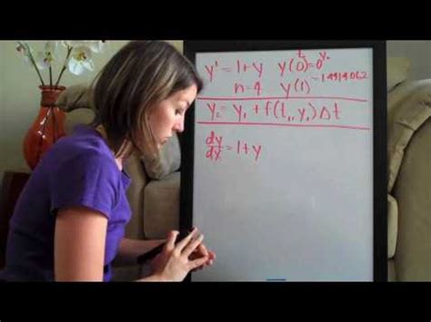 Euler S Method Example PART KristaKingMath Quizalize