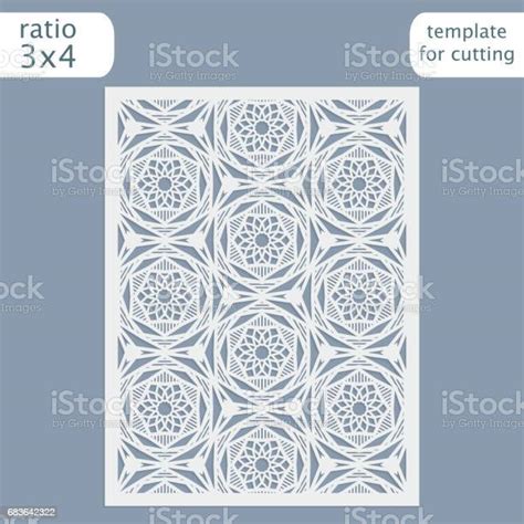 레이저 컷된 결혼식 초대 카드 템플릿입니다 레이스 패턴 종이 카드를 잘라 커팅 플로터에 대 한 인사말 카드 서식 파일입니다