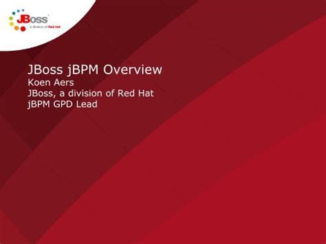 JBoss JBPM Overview Eclipse