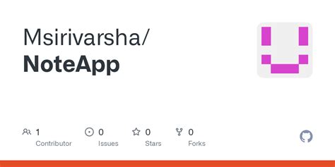 Github Msirivarshanoteapp