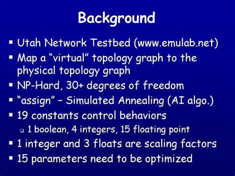 A Study Of Genetic Algorithms For Parameter Optimization Ppt Download