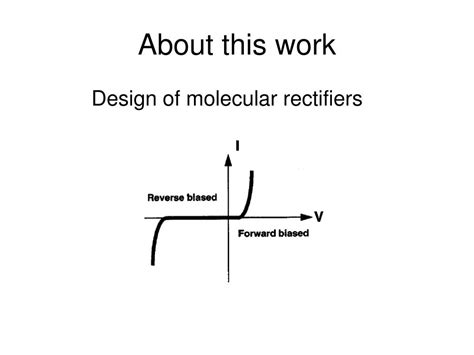 Ppt Design Of Molecular Rectifiers Powerpoint Presentation Free Download Id 3735816