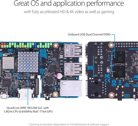 ASUS Tinker Board S Quad Core GHz SoC GB RAM GB EMMC Storage GB LAN Wi Fi GPIO