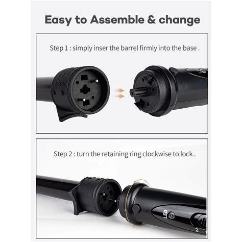 Професиона маша S Beauty Premium с турмалиново керамично покритие 6 в 1 210 ° C Ptc загряване