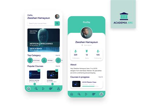 E Learning Mobile App UI Design On Behance