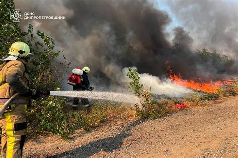 Вогнеборці Дніпропетровщини невпинно продовжують боротися з пожежами в екосистемах 🔥За добу