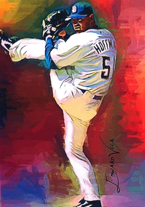 Trevor Hoffman Padres By Edward Vela Griffey Jr Ken Griffey Jr