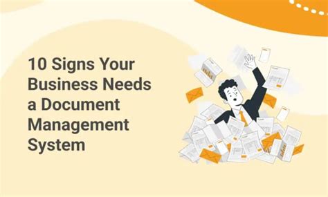 10 signs your business needs a document management system document