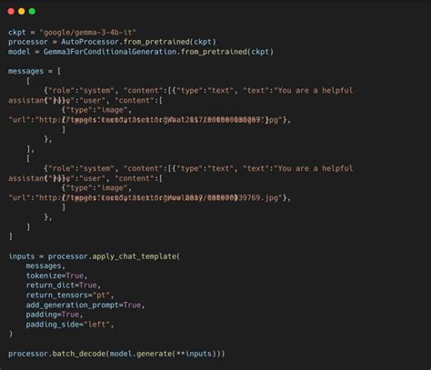 Unlock The Power Of Batched Inference With Gemma 3 Mix Images And Text