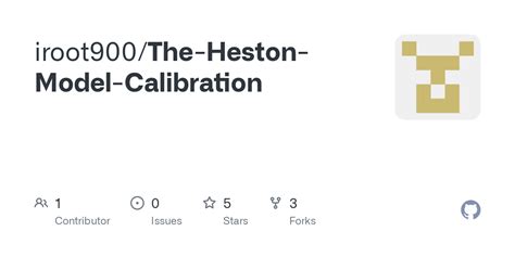 The Heston Model Calibrationcalibration Of Heston Modelpdf At Master