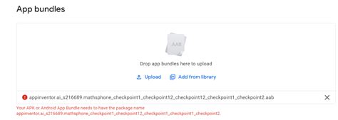 Package Name Problem In Mit Appinventor And In Play Console Mit App Inventor Help Mit App