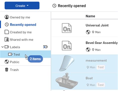 Creating And Using Labels