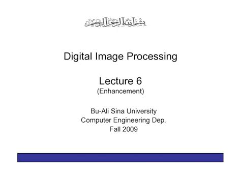 Pdf Digital Image Processing Lecture 6 Basuacir€¦ · Digital Image