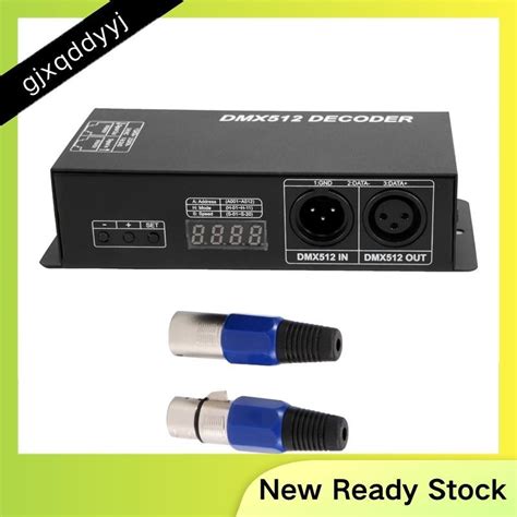 ตวควบคมไฟ LED DMX 512 DC12V 24V พลงงานสง สาหรบแถบไฟ LED Rgb 3 ชอง Shopee Thailand