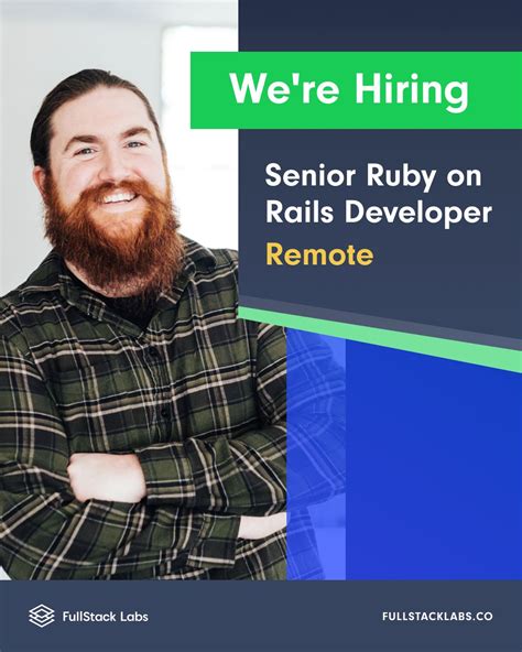 Fullstack Labs On Linkedin Ruby Ror Rubyonrails Jobposting