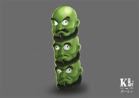Artstation Spirited Away Kashira Render Practise Low Kar Hin