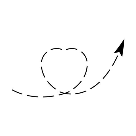 Premium Vector Dotted Arrow Icon