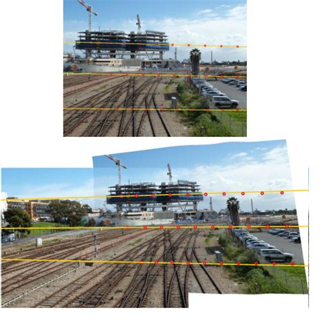 figure 1 from parallax tolerant image stitching with epipolar