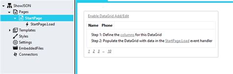 Load Json Data Into A Datagrid How To Stadium Community