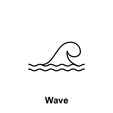 Wave Vector Icon Illustration 23195194 Vector Art At Vecteezy