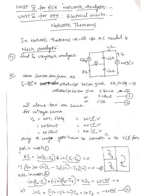 Circuits Theorems Ece Iv Eee V Pdf