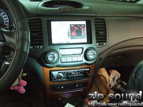 매립형네비게이션로체 네비매립 작업사진 네이버 블로그