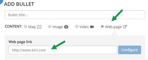 use a story map series instead of powerpoint
