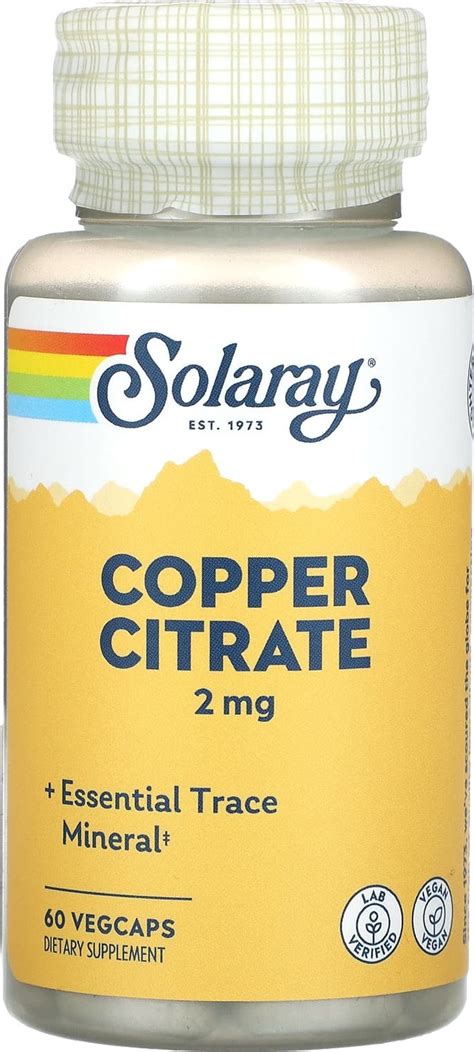 Solaray Copper Citrate News And Prices At Priceplow