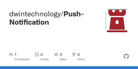 GitHub Dwintechnology Push Notification